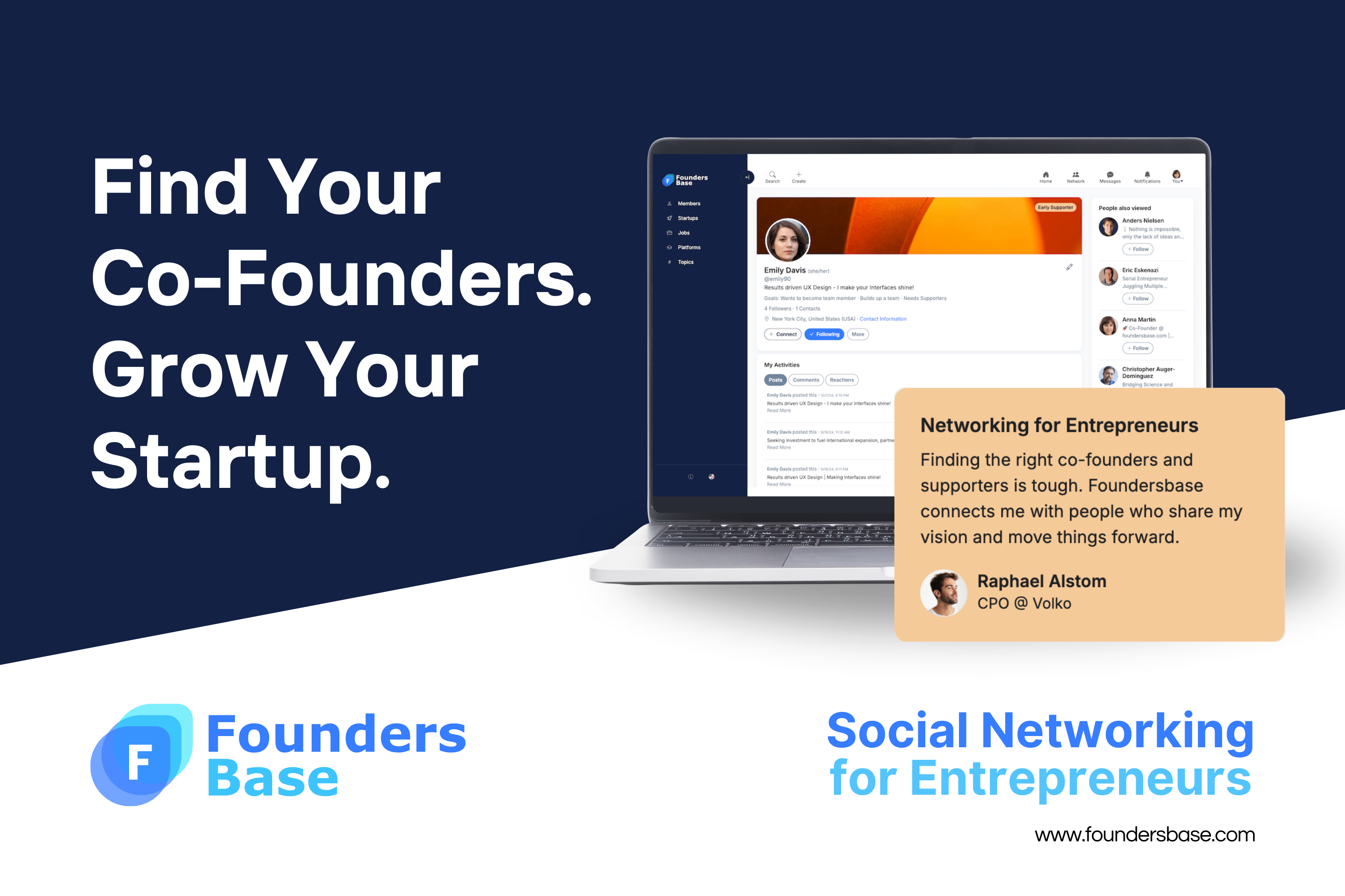 400+ Co-Founders & Startup Team-Members in India | foundersbase.com